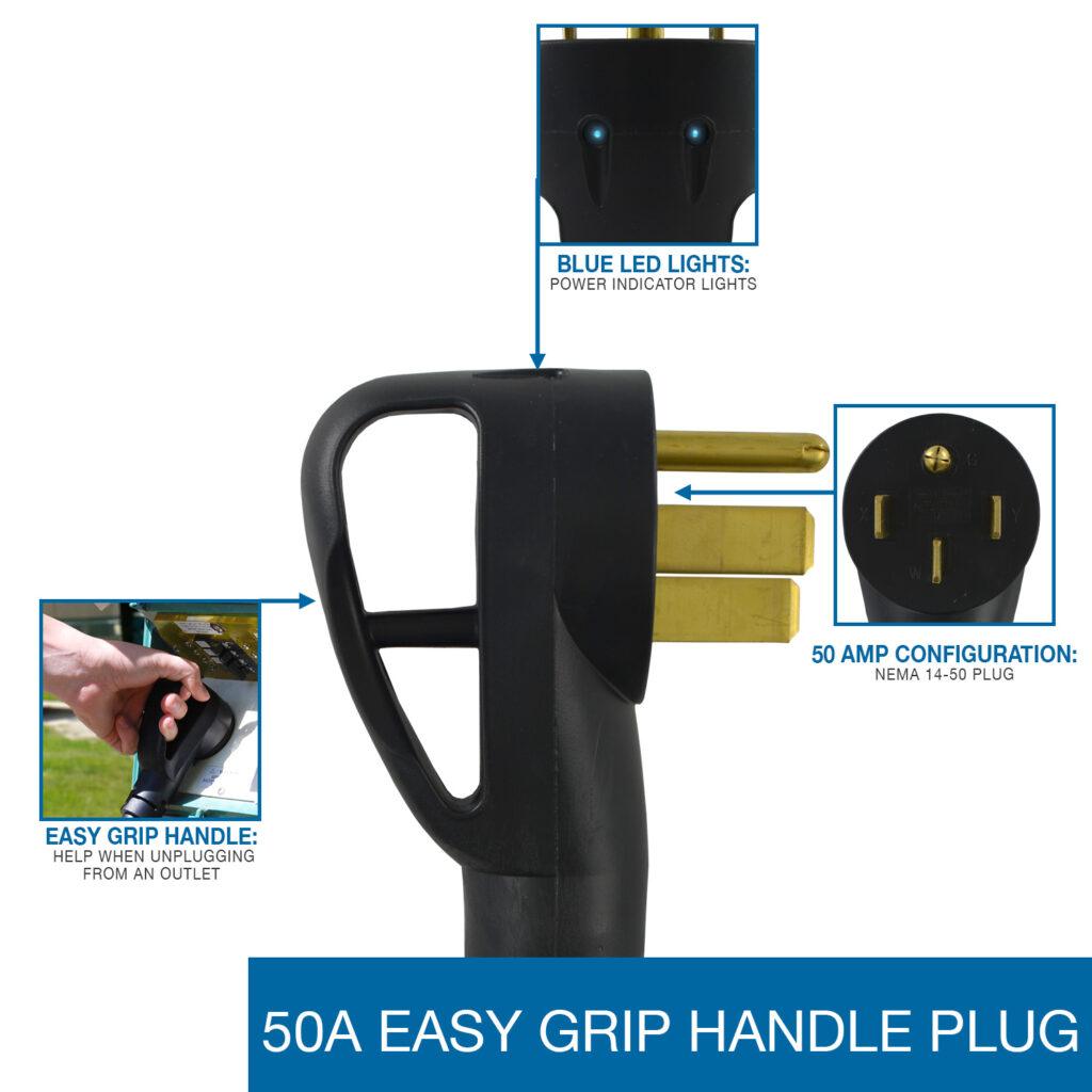Conntek GIB1450 NEMA 14-50P to CS6364 Cord & 50 Amp Inlet Box Sets
