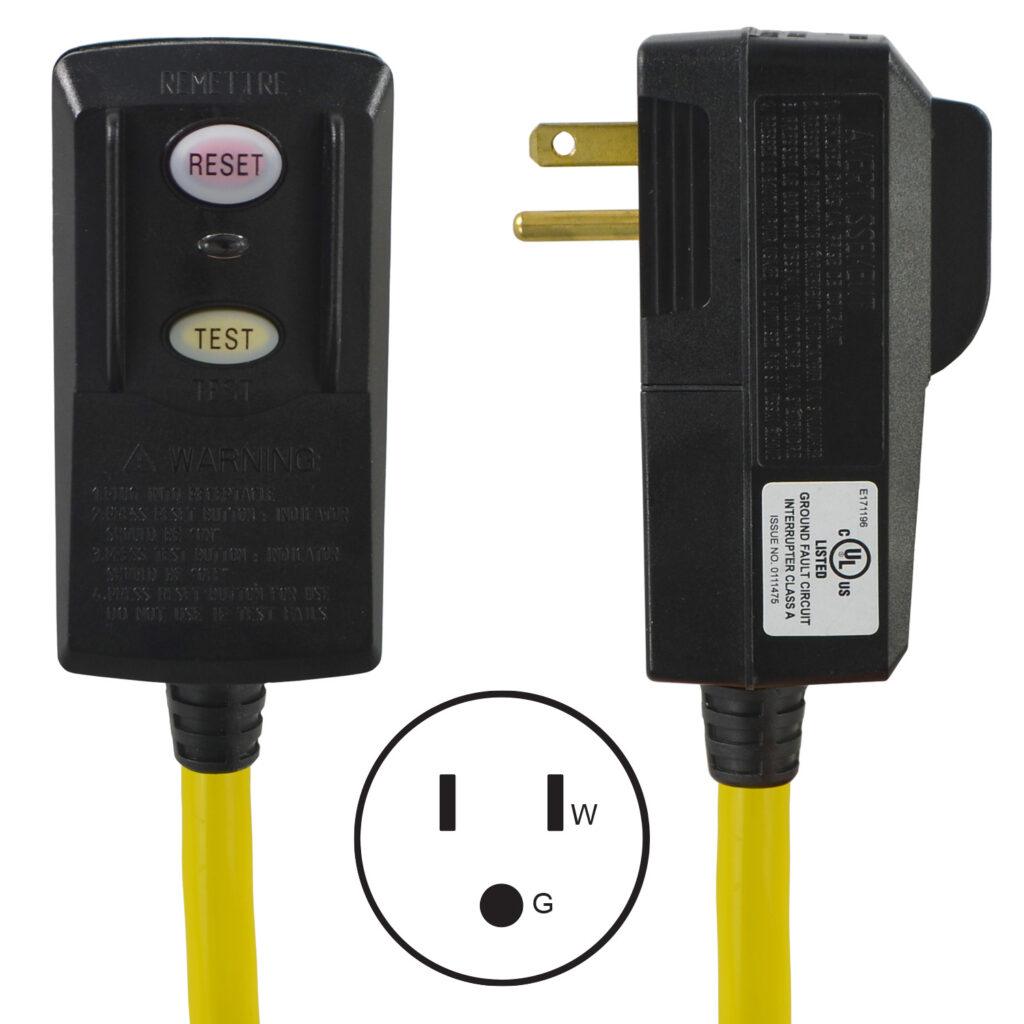 Conntek 20911-3PG GFCI Adapter With Tri-Outlet Connector