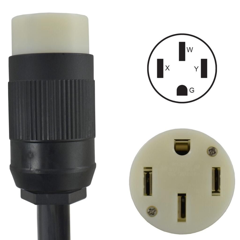 Conntek PL6201450 NEMA L6-20P to 14-50R EV / Tesla Pigtail Adapter
