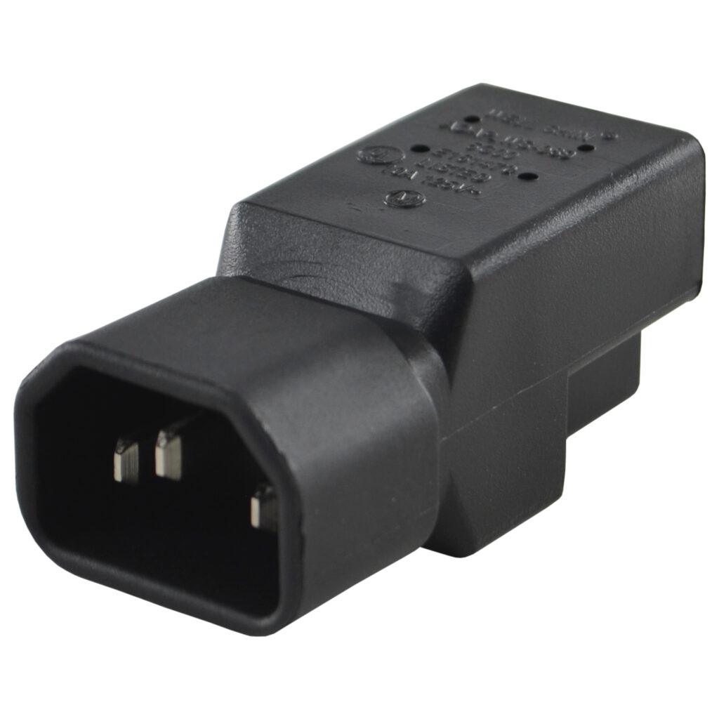 Conntek 30130 NEMA 5-15P to IEC C14 Plug Adapter