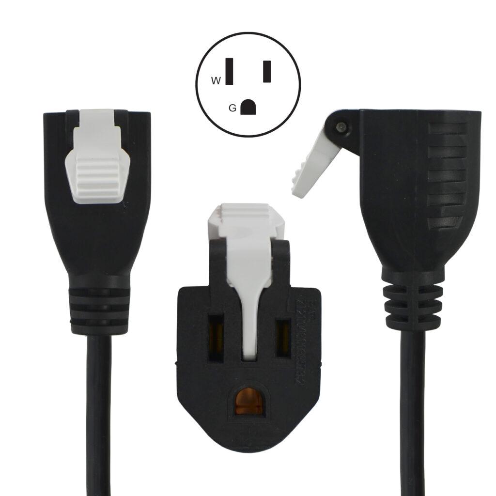 Conntek 1FC14515 IEC C14 to NEMA 5-15R Pigtail Adapter Cord