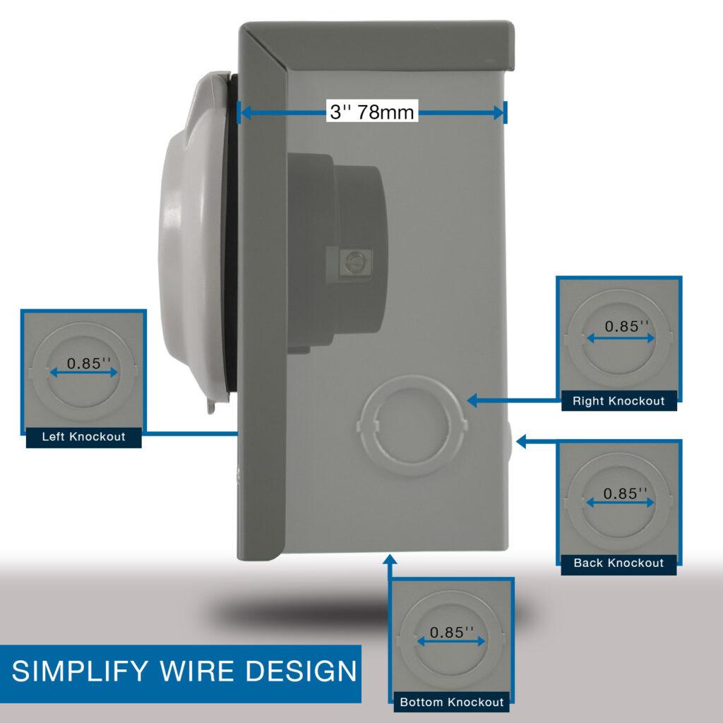 50 Amp Power Inlet Boxes With 14-50