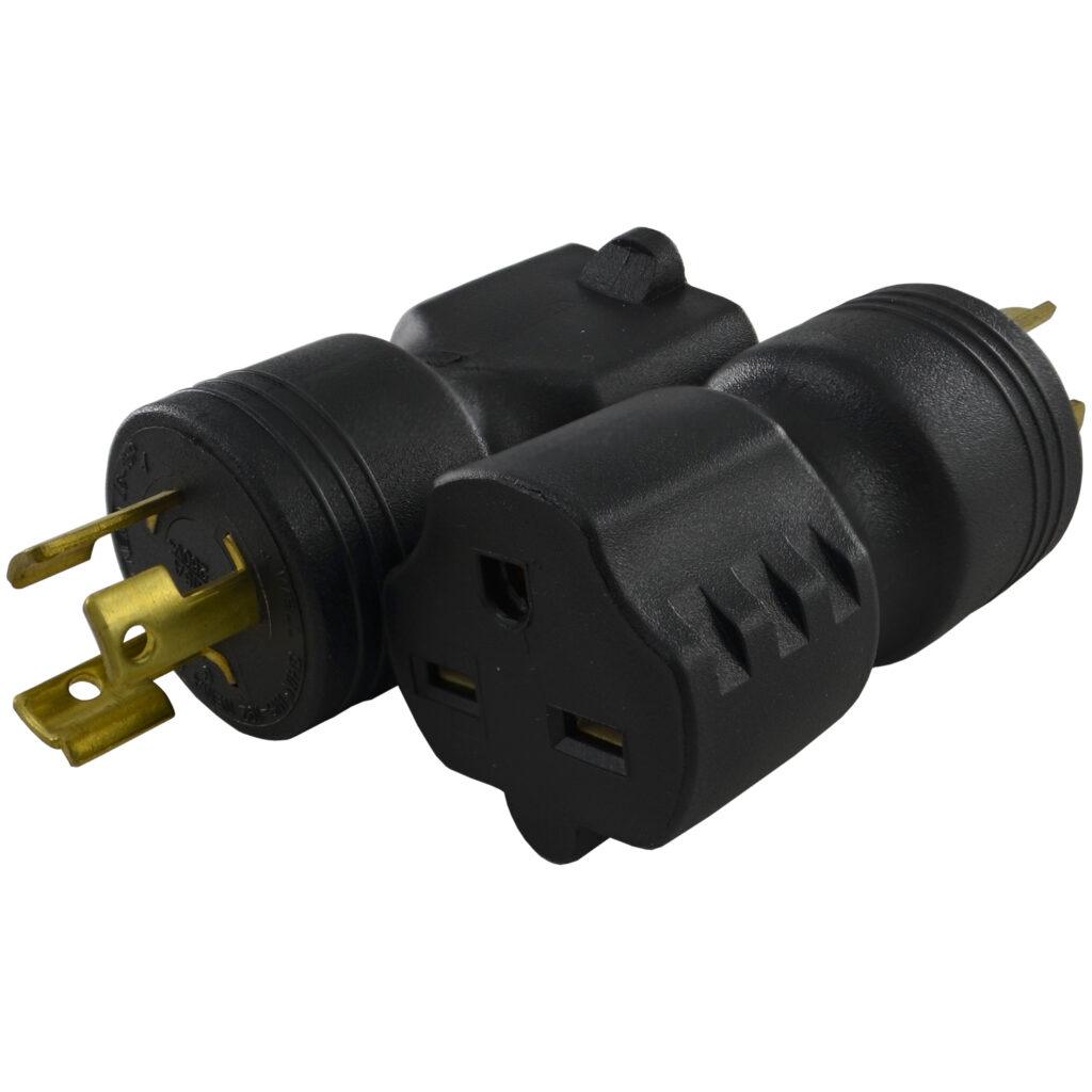Conntek 30121 NEMA L6-15P to 6-15R Plug Adapter
