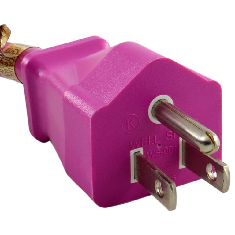Conntek NEOCORD 12 Gauge Bright Purple NEMA 5-15 Extension Cords