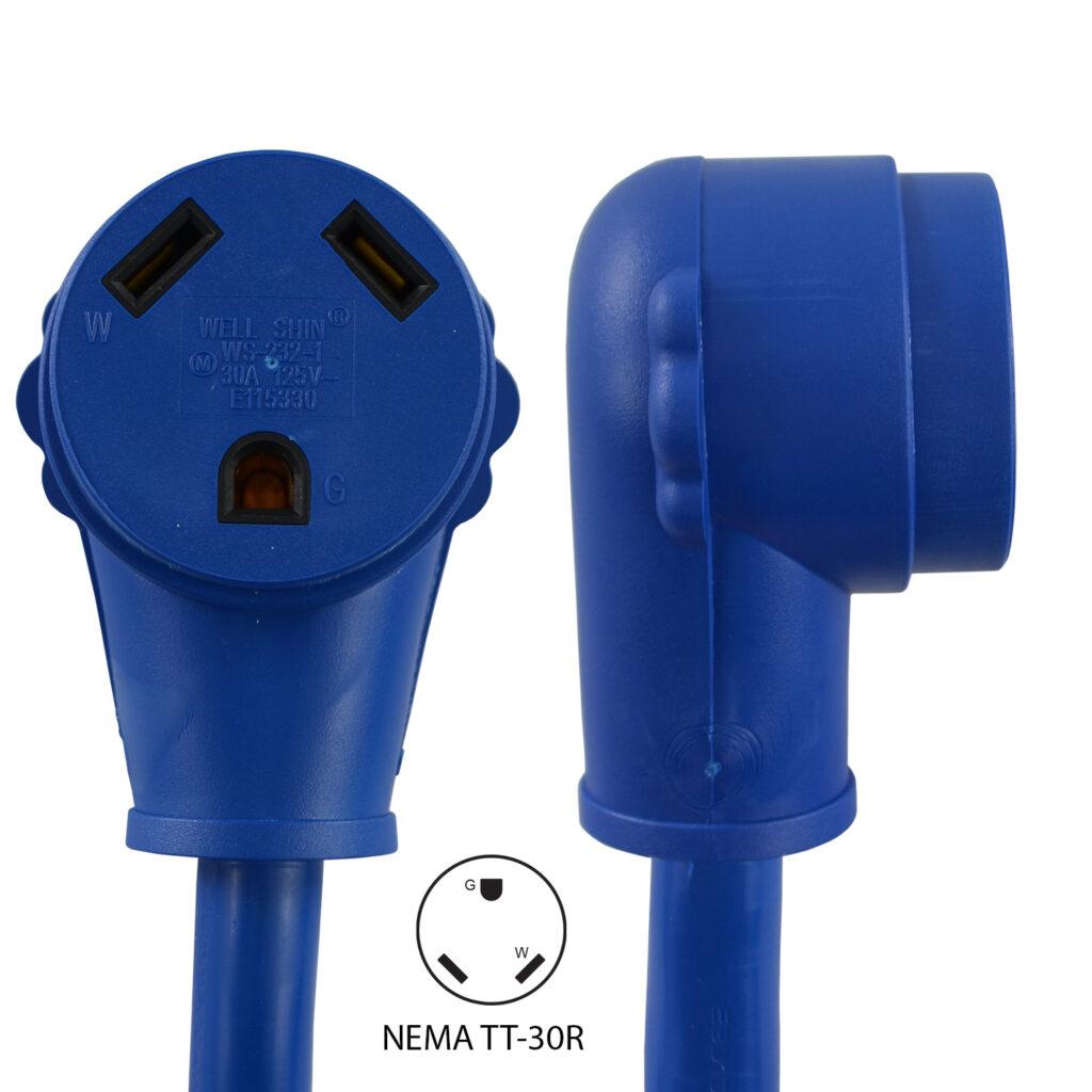 Conntek 30 Amp RV / Generator Extension Cords(Blue)