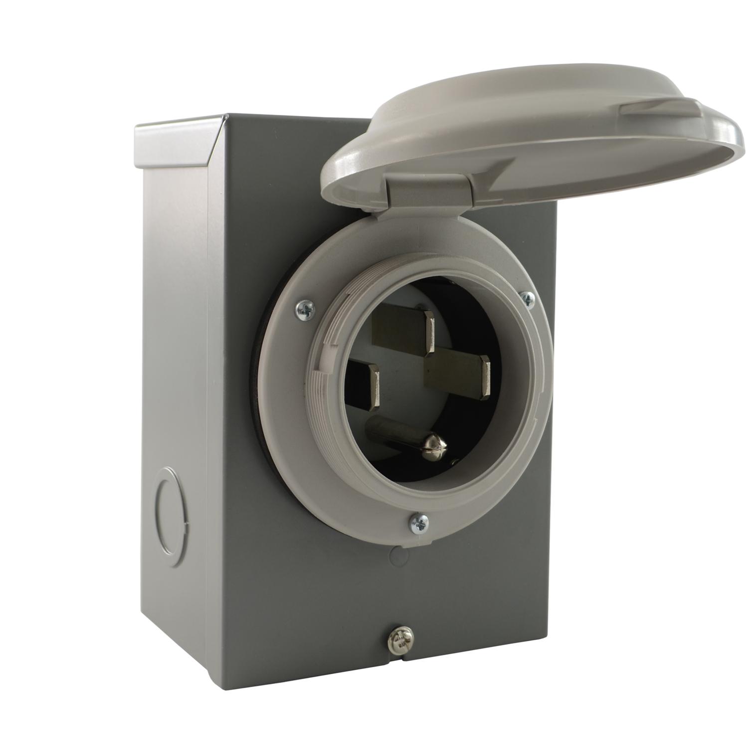 Sintron Generator Power Inlet Box 50 Amp 125 250 Volt 43 OFF Sintron Generator Power Inlet Box 50 Amp 125 250 Volt 43 OFF